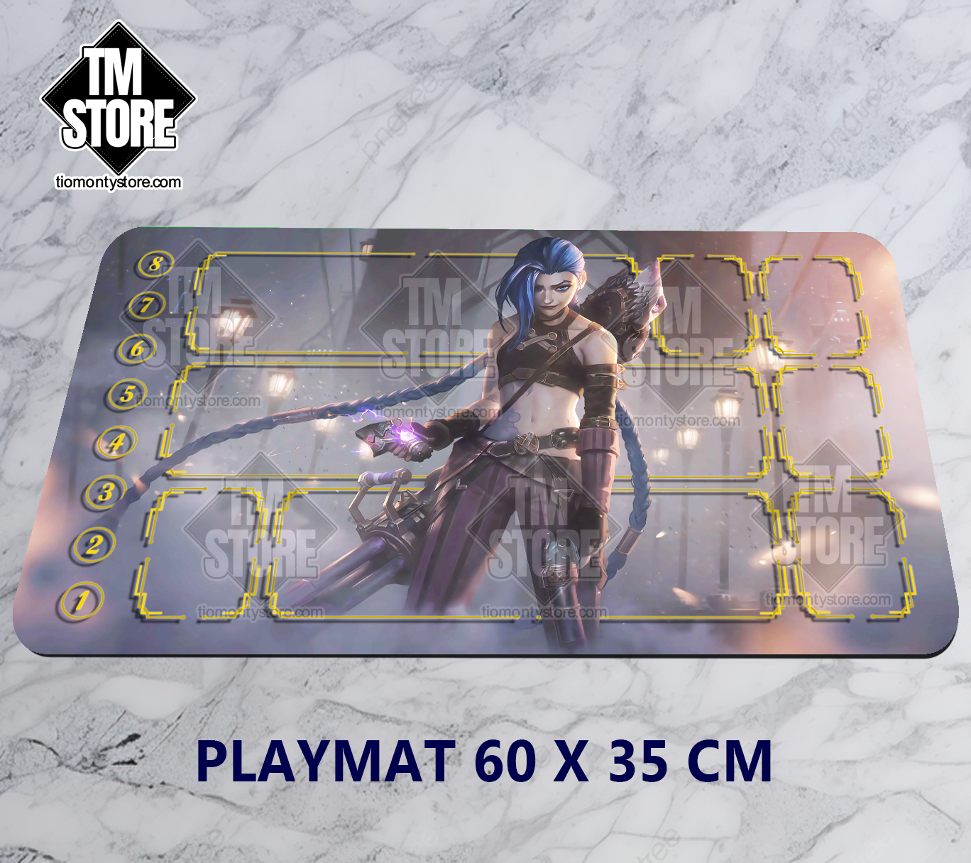 Playmat Riftbound LoL- Arcane Jinx – TM Store