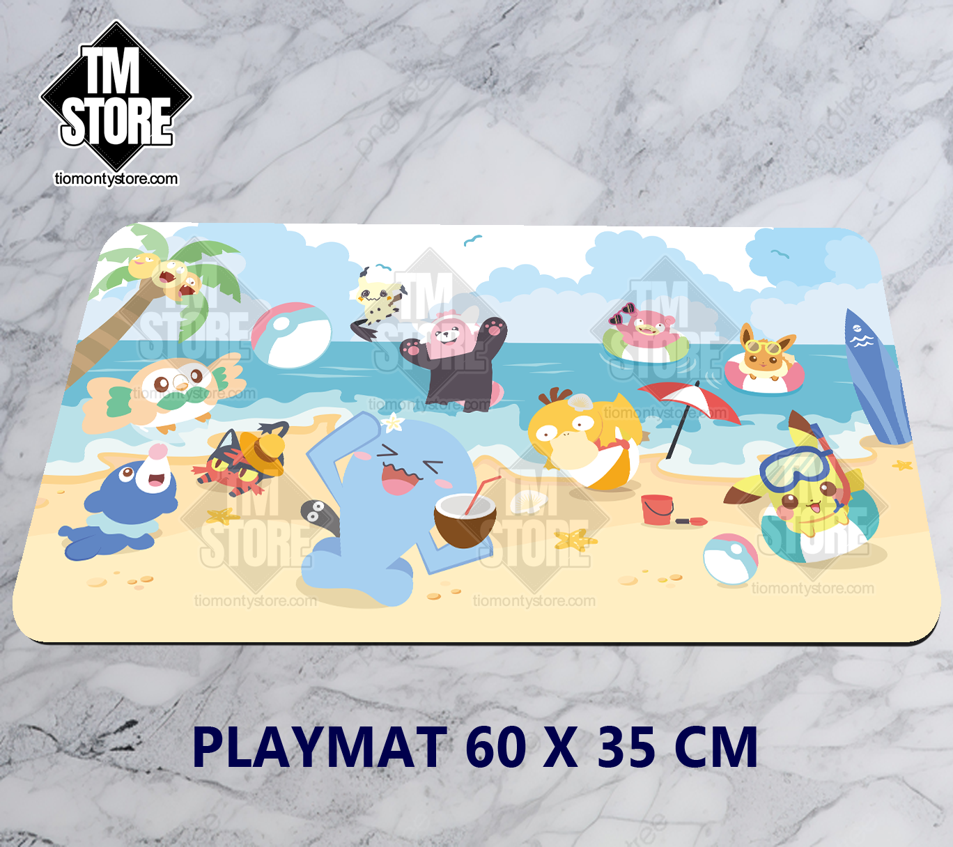 Pokémon Fiesta Beach Playmat – TM Store